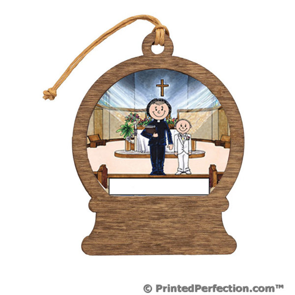 Printed Perfection Personalized Communion, Boy - Female Priest Snow ...
