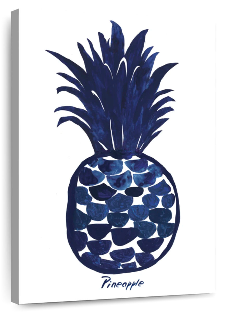 Elephant Stock Indigo Pineapple | Wayfair