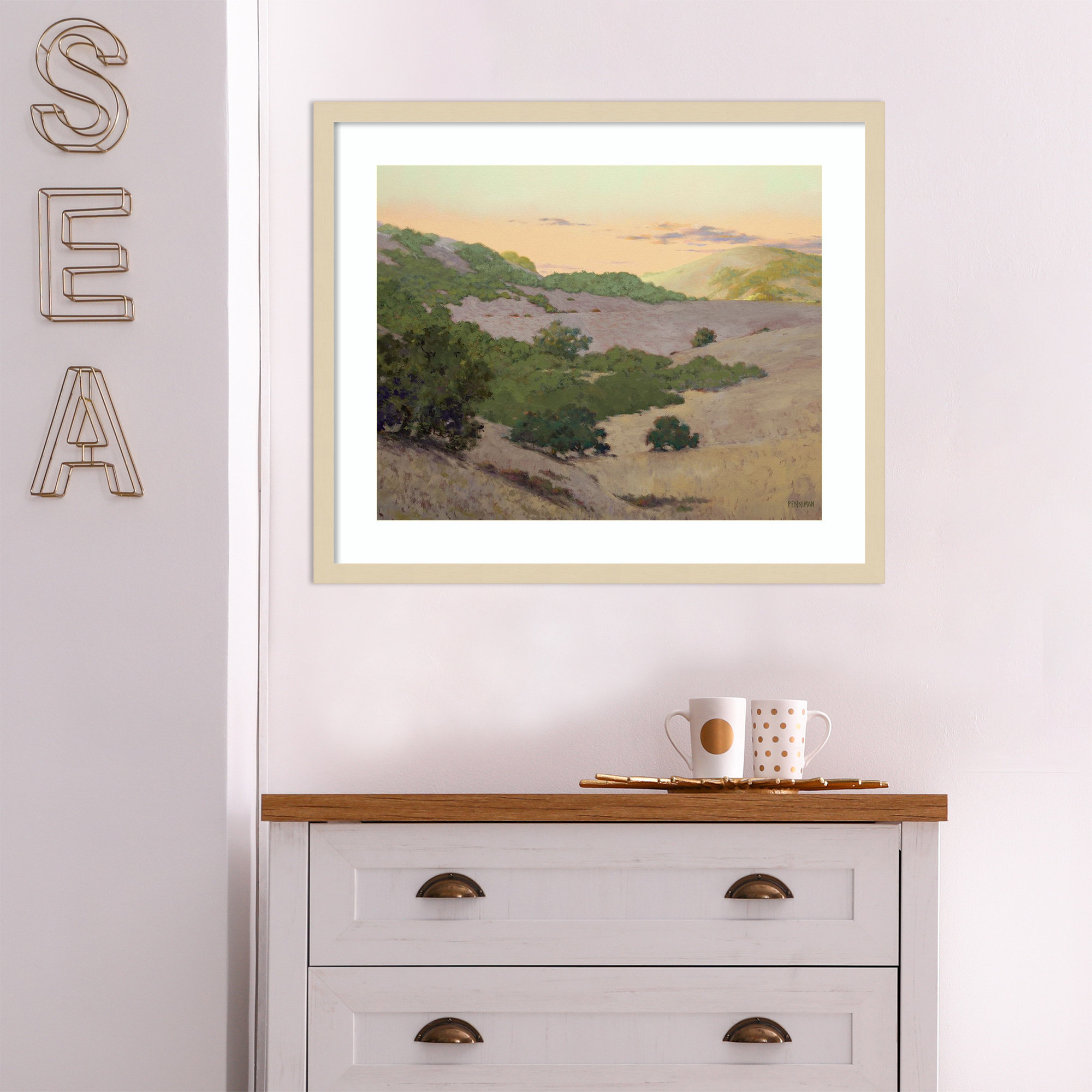 Red Barrel Studio San Juan Bautista Hills By Ed Penniman Wood Framed ...