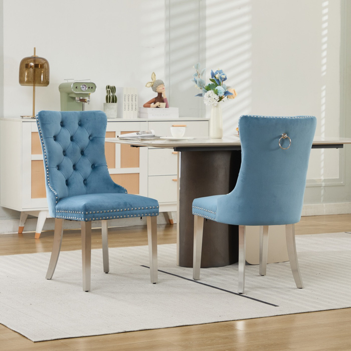 Latitude Run® Nikki Collection Modern, High-End Tufted Solid Wood ...