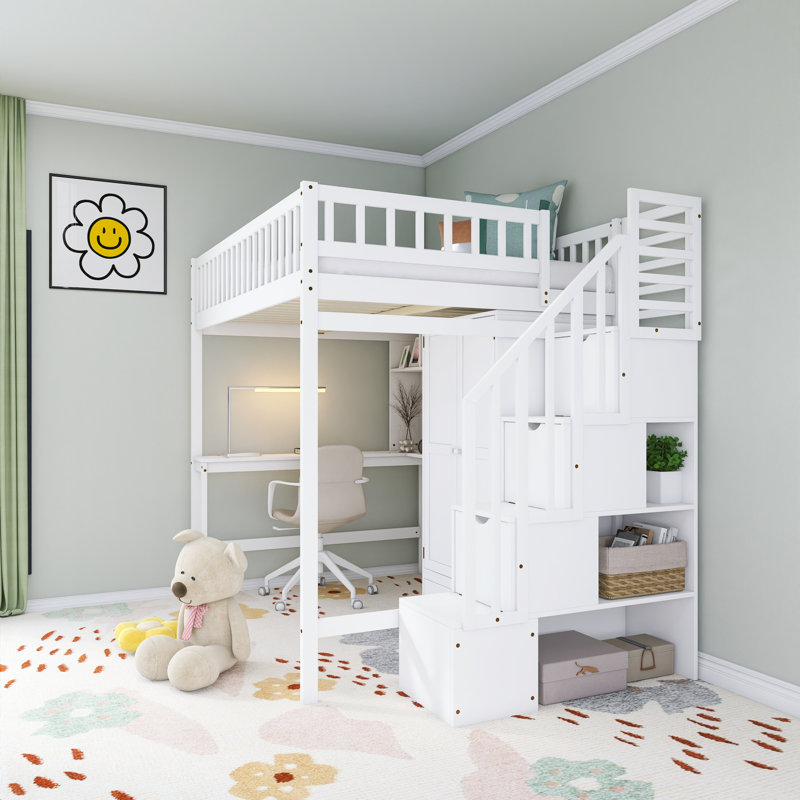 Harriet Bee Japera Slat Storage Bed | Wayfair