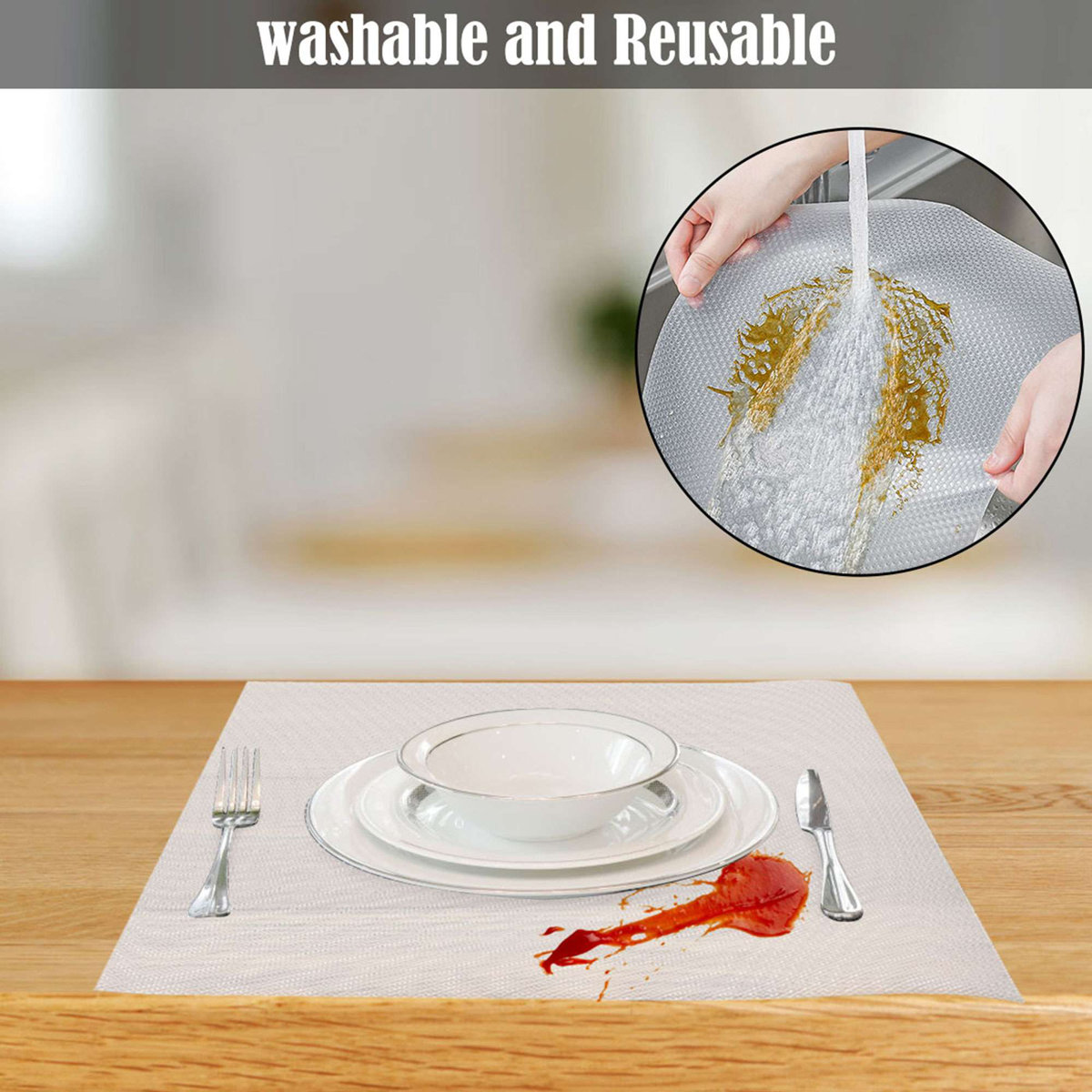 Symple Stuff Shelf Liner Cabinet Pad Refrigerator Mat Waterproof Non ...