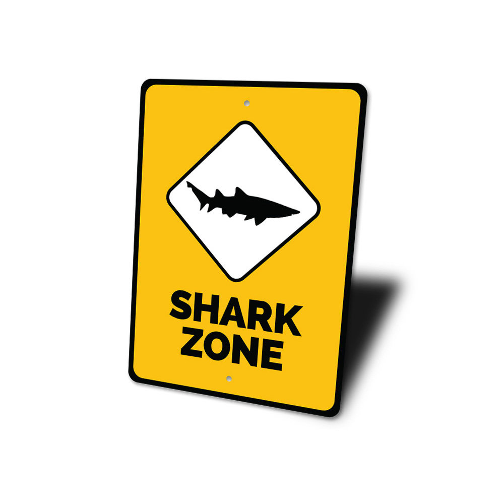 Lizton Sign Shop, Inc Shark Zone Sign | Wayfair