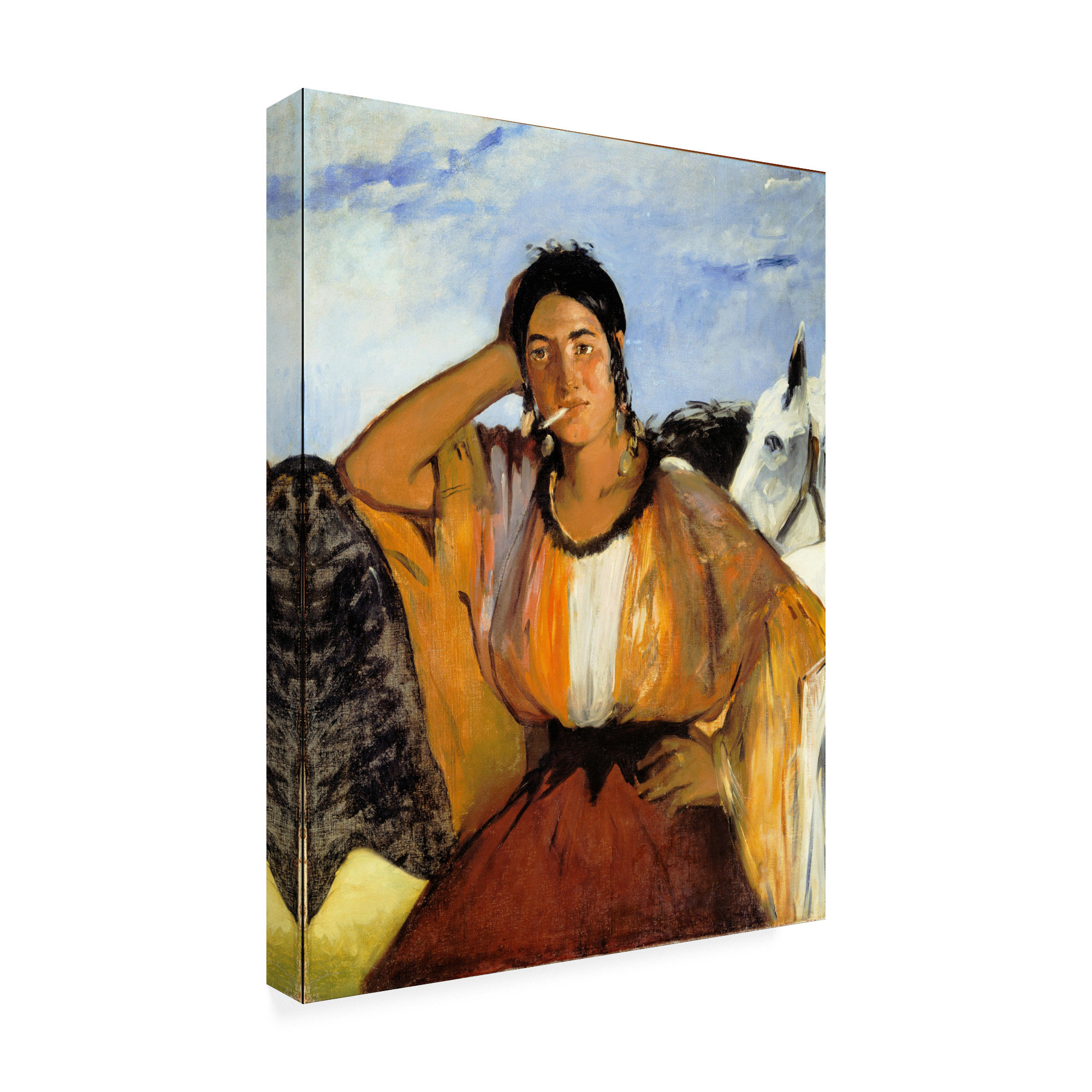 Winston Porter Manet 'Gypsy With A Cigarette' Canvas Art - Wayfair Canada