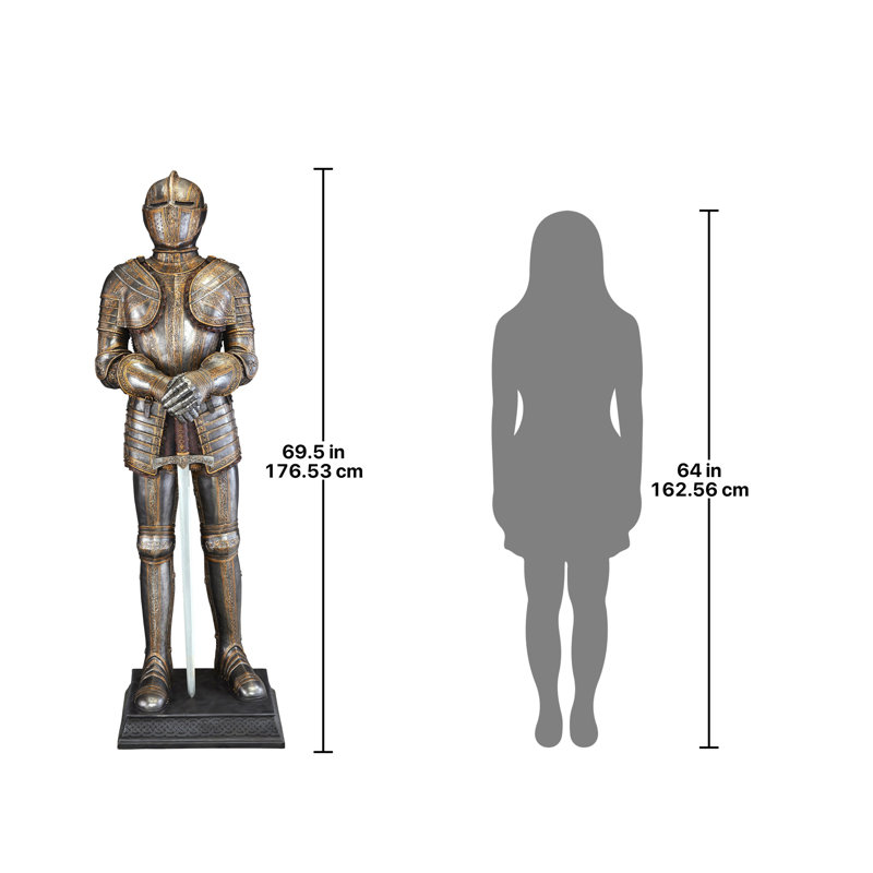 Design Toscano Knight's Guard Medieval Armor Statue & Reviews | Wayfair