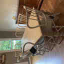 Dovetail Furniture Merak 84-Inch Rectangular Reclaimed Pine Dining ...