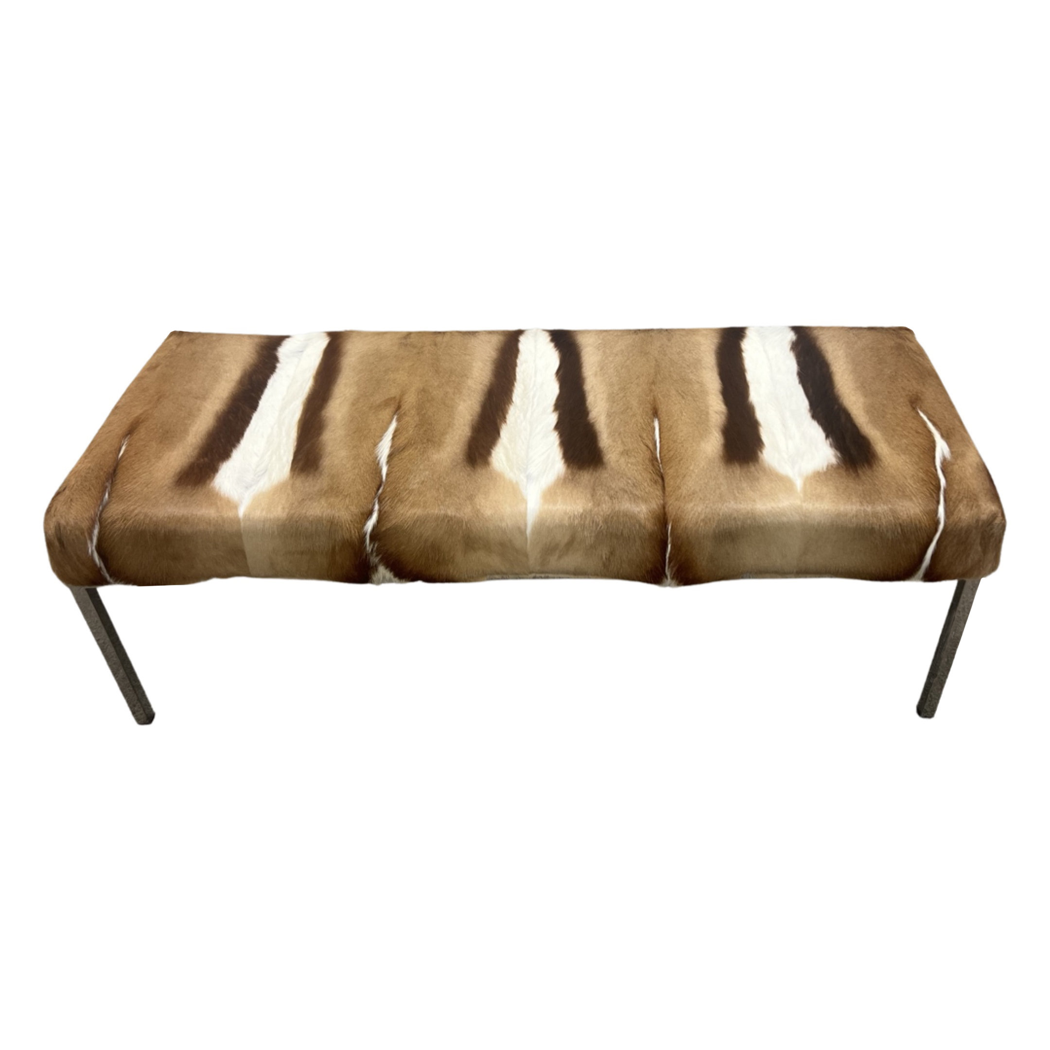 MooMoo Designs Springbok Dyed Hide Bench | Wayfair