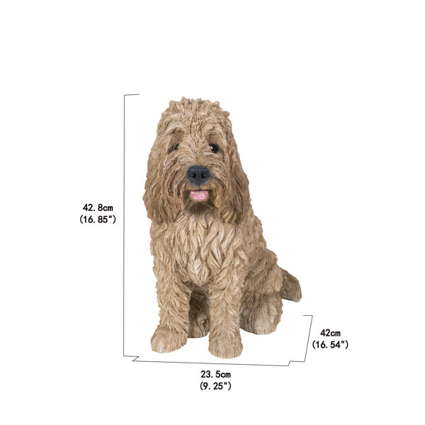 Hi-Line Gift Ltd. Sitting Cockapoo Statue & Reviews | Wayfair