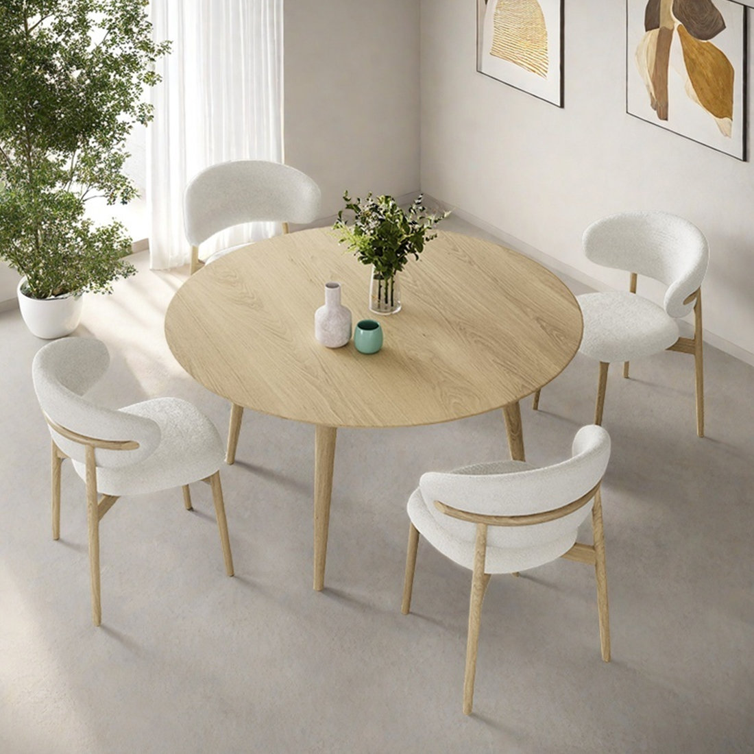 dinlin home Family gathering dining table and chair | Wayfair