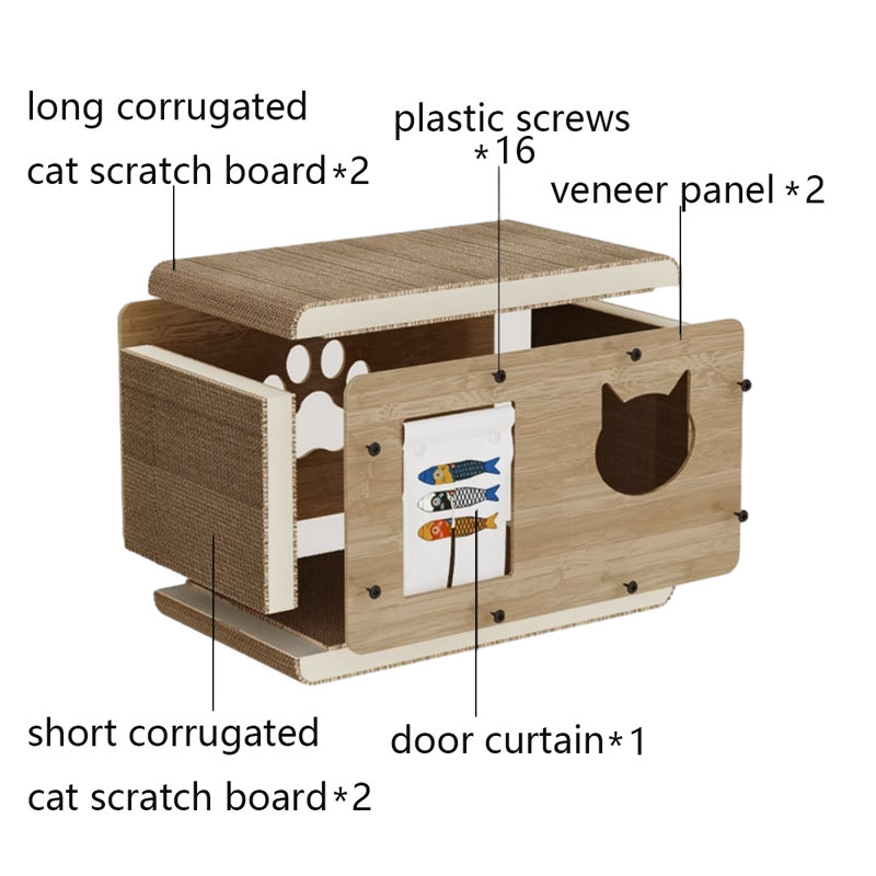 Tucker Murphy Pet™ Ein Cat House | Wayfair