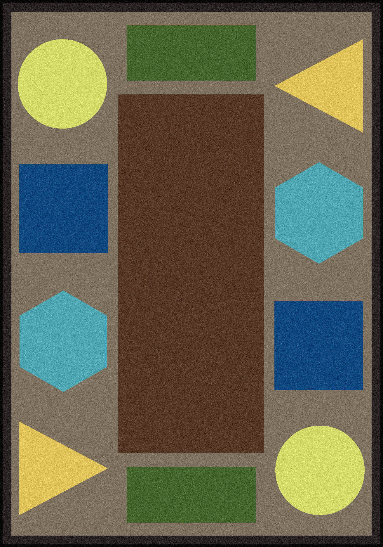 Joy Carpets Geometric Tufted Area Rug | Wayfair