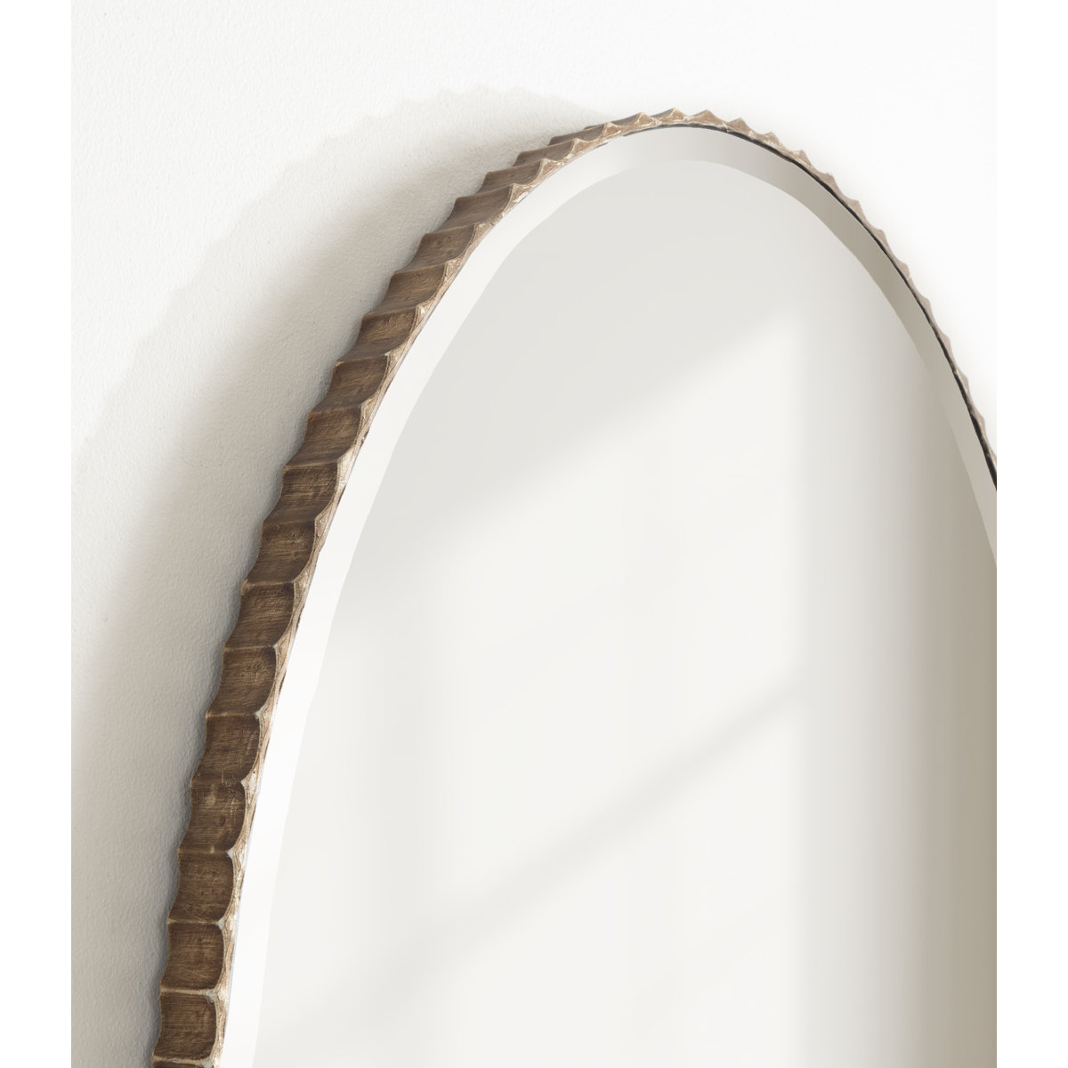 Lark Manor™ Anant Oval Fluted Wall Mirror & Reviews | Wayfair
