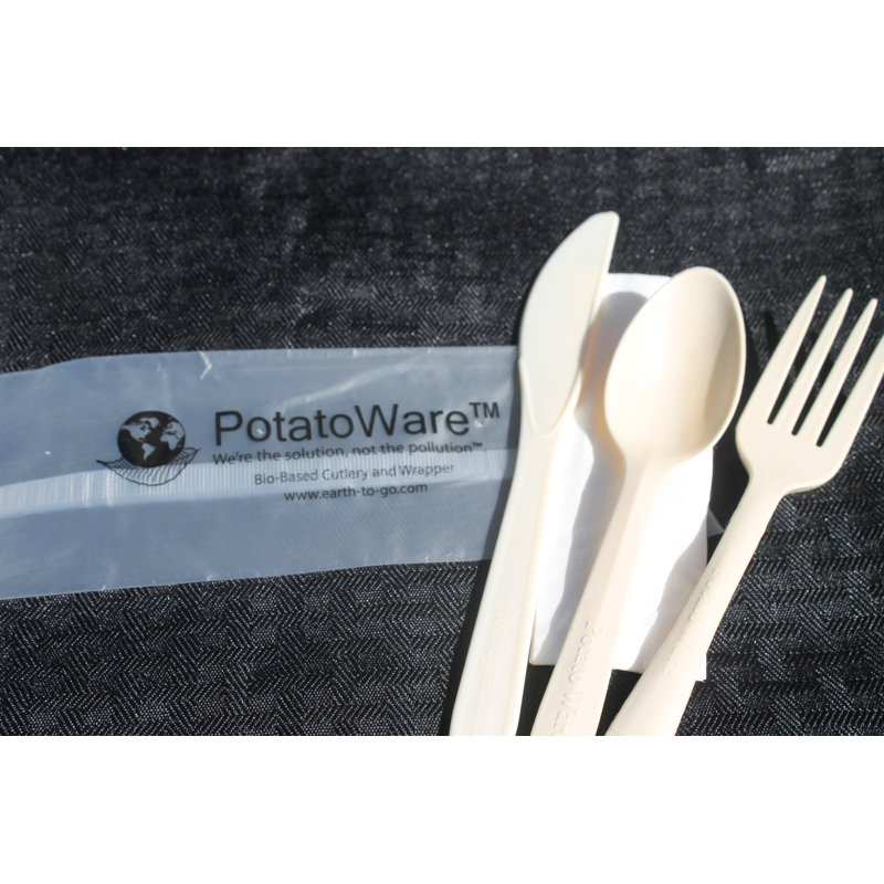 Earth-To-Go PotatoWare™ Cutlery 4-Kit | Wayfair