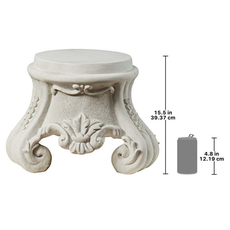 Design Toscano Rococo Plinth Pedestal & Reviews | Wayfair