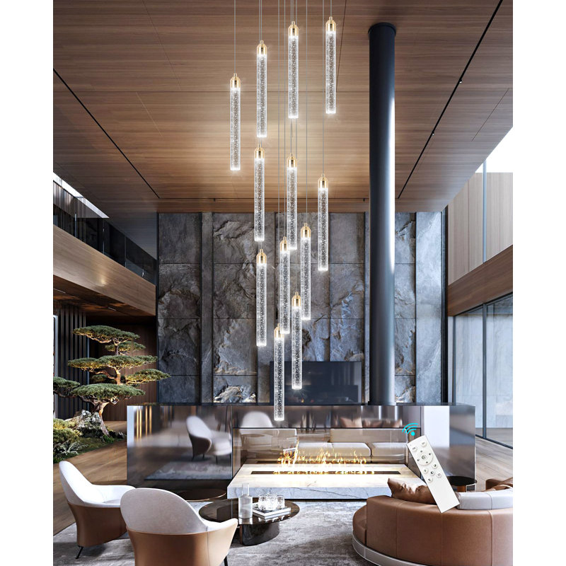 Mercer41 Ladainian Glam Chandelier Crystal LED Linear Light & Reviews ...