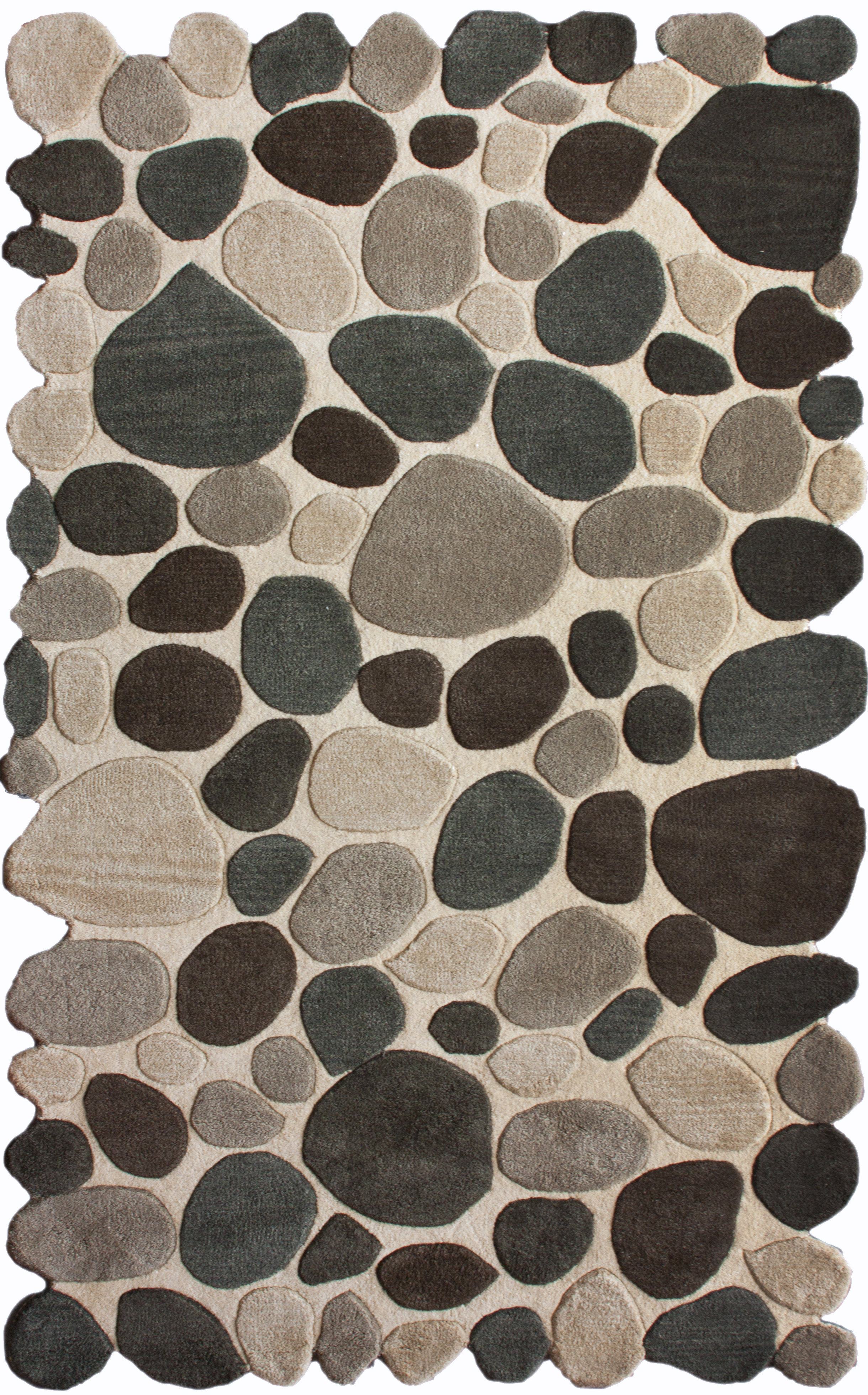 Beachcrest Home Pebbles Pebbles Grey Rug - Wayfair Canada