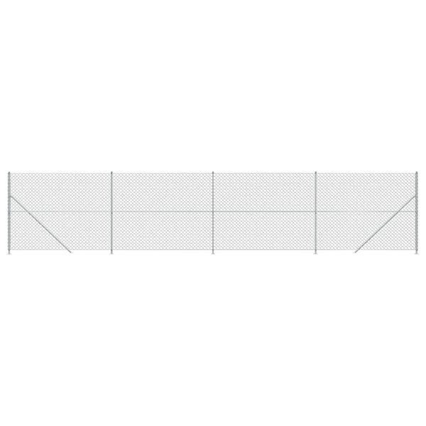 Symple Stuff Margarito Silver Metal Fence Panel | Wayfair.co.uk