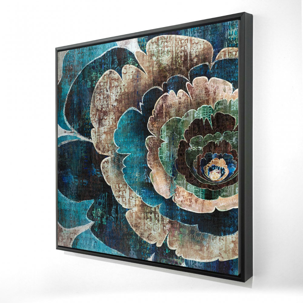 Dakota Fields " Blue Flower Montage " | Wayfair