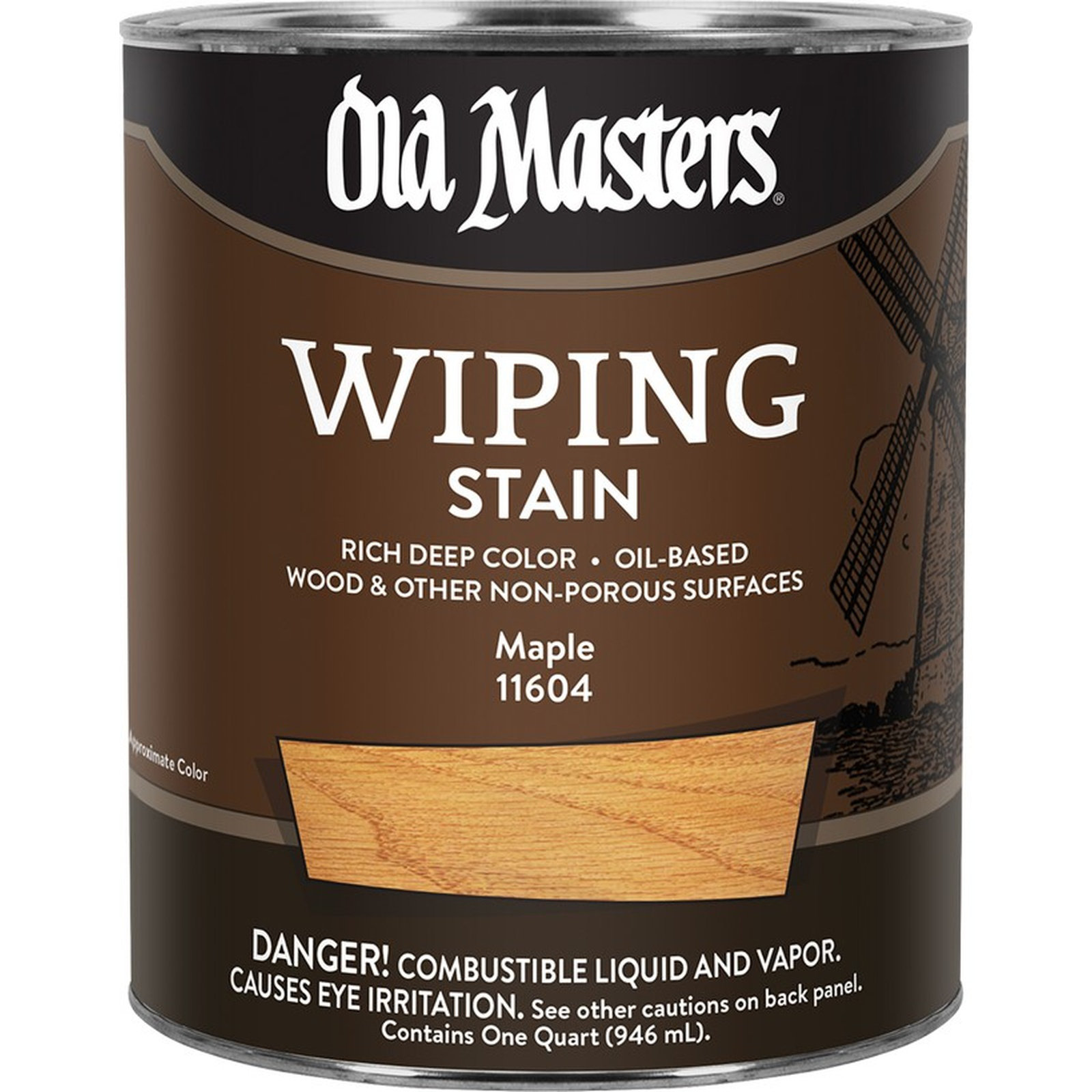 FixtureDisplays Old Masters 11604 Qt Maple Wiping Stain 240 VOC-1PK ...