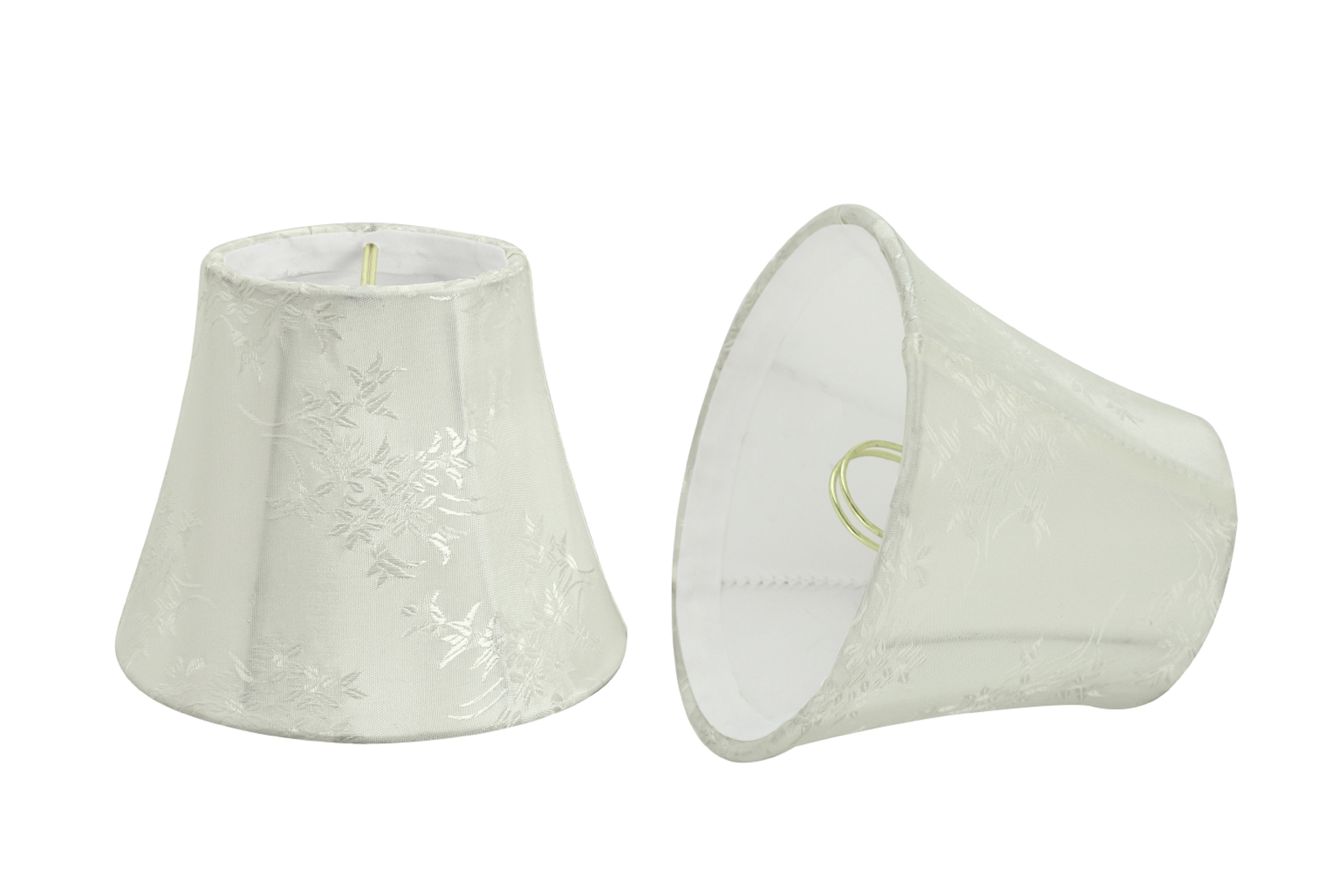 Alcott Hill 4" H Fabric Bell Lamp Shade ( Clip On ) in Ivory - Wayfair ...