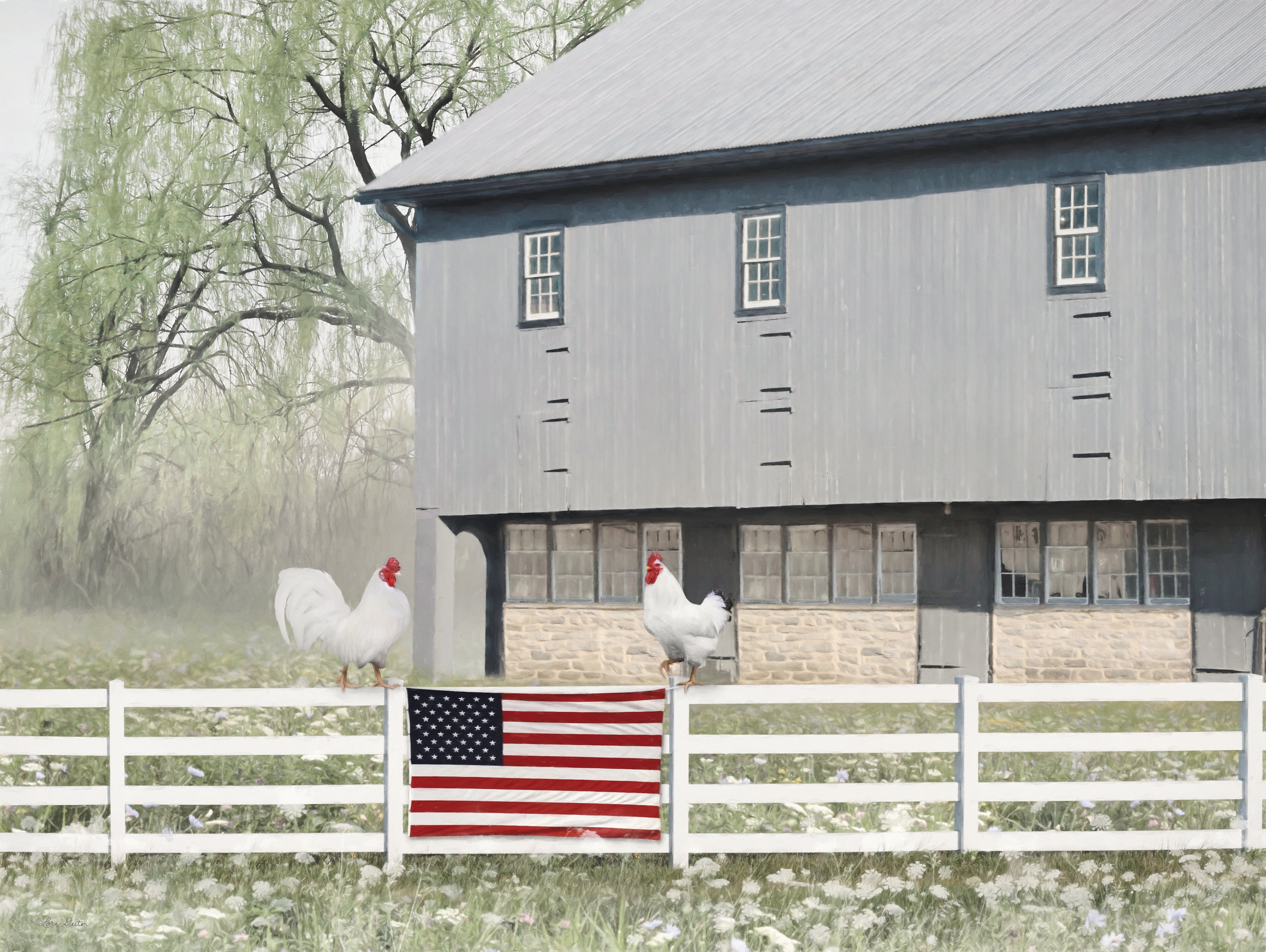 August Grove Patriotic Roosters - Wayfair Canada