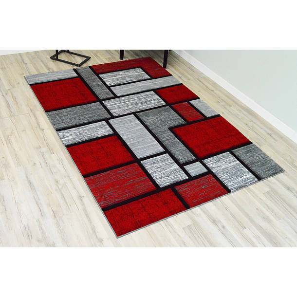 Ivy Bronx Mccampbell Abstract Rug & Reviews | Wayfair