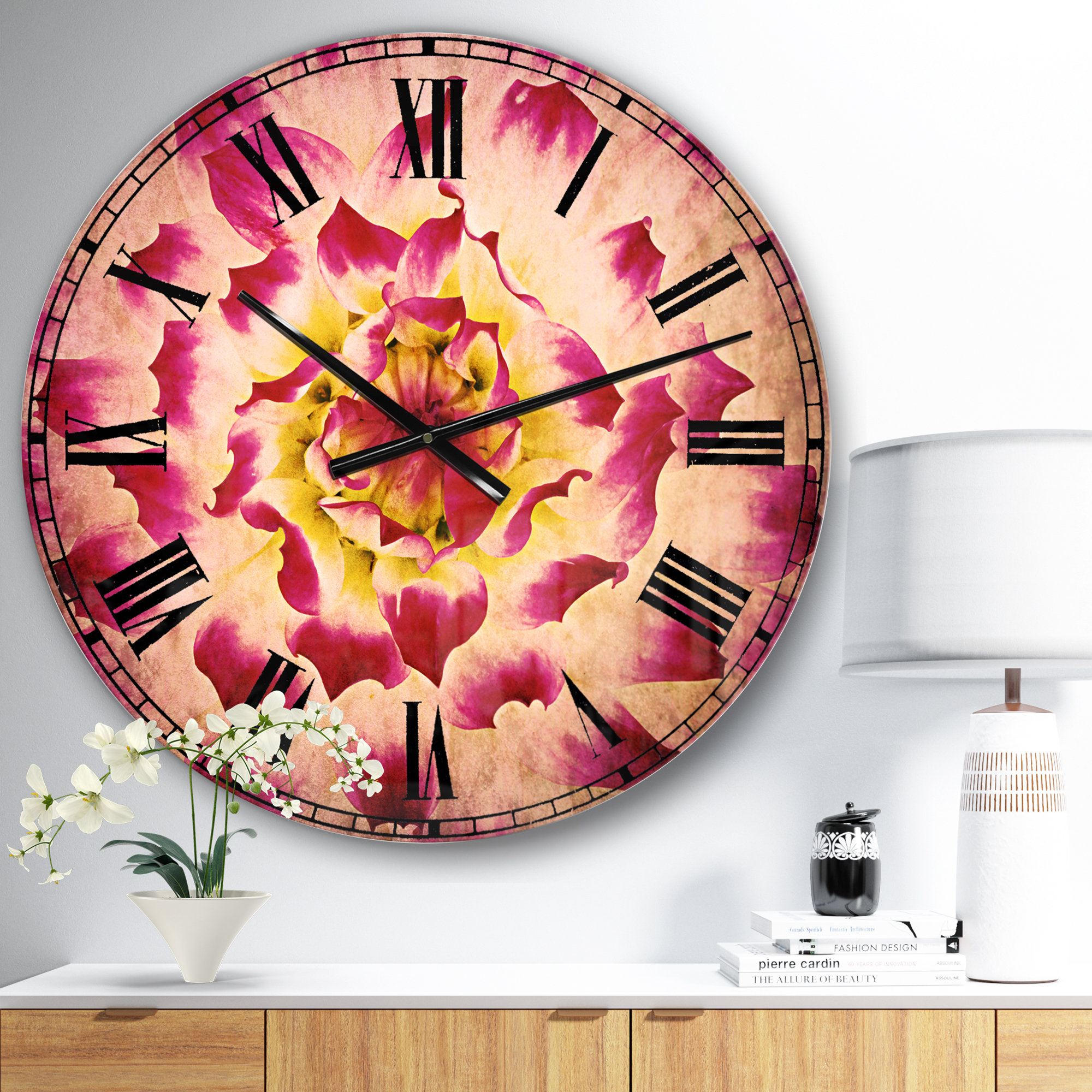 East Urban Home Smooth White Rose Flower Petals - Traditional wall ...
