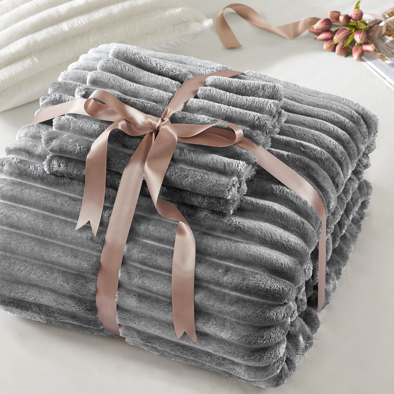 510 Design Avril Fluffy Ribbed Plush Comforter Set & Reviews | Wayfair