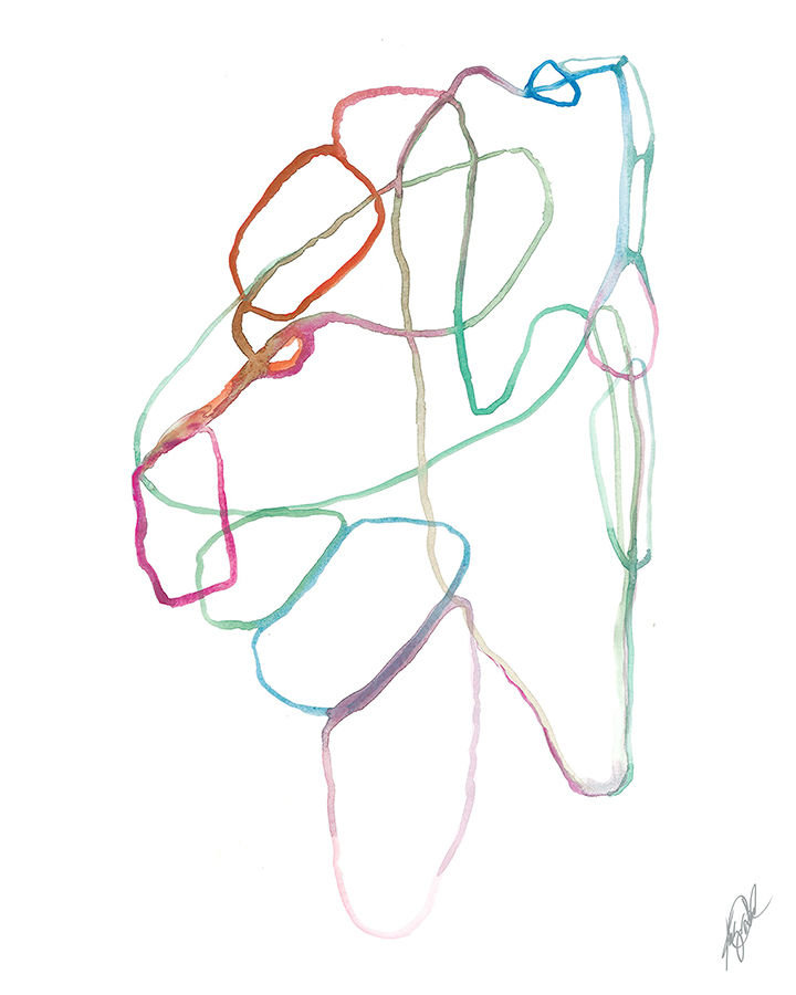 Chelsea Art Studio Kelly O'Neal Sip Abstract 302 - Picture Frame Painting on Canvas | Perigold