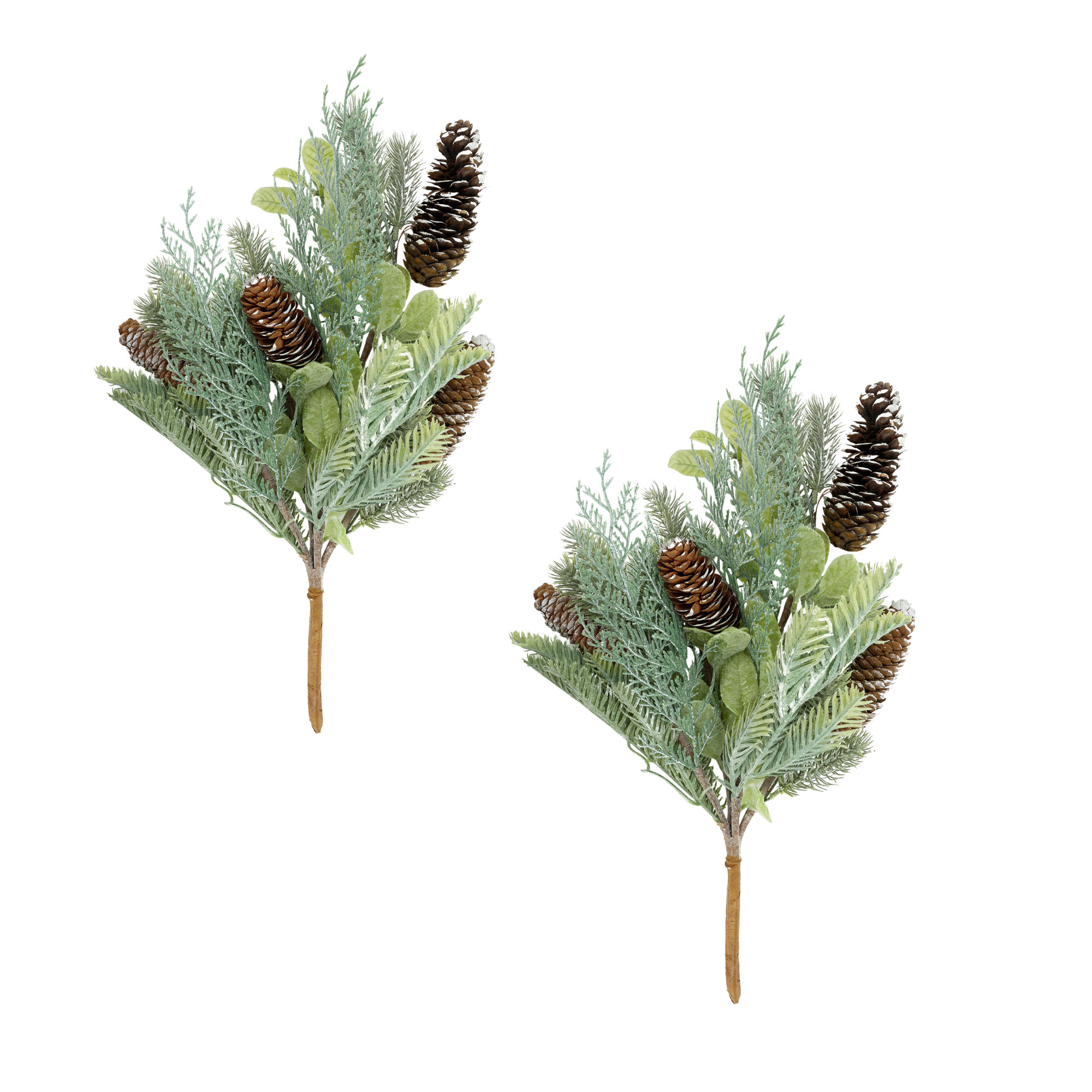 The Holiday Aisle® Frosted Conifer Stem | Wayfair