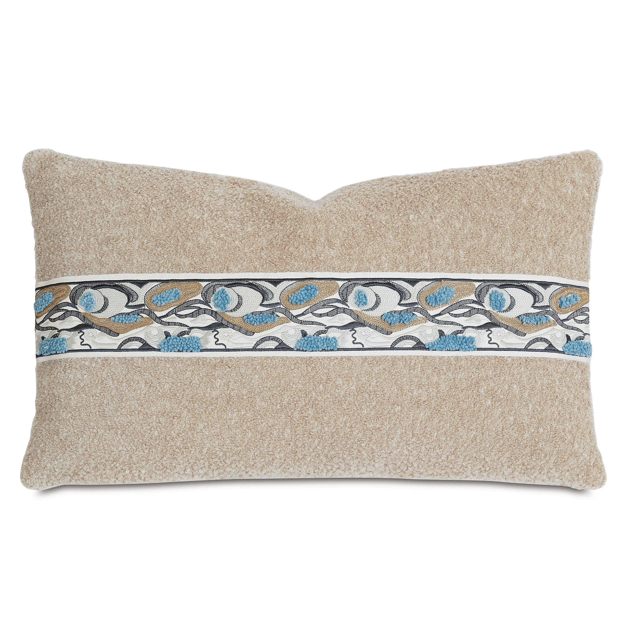 Eastern Accents Uzi Acrylic Lumbar Rectangular Pillow Cover & Insert ...