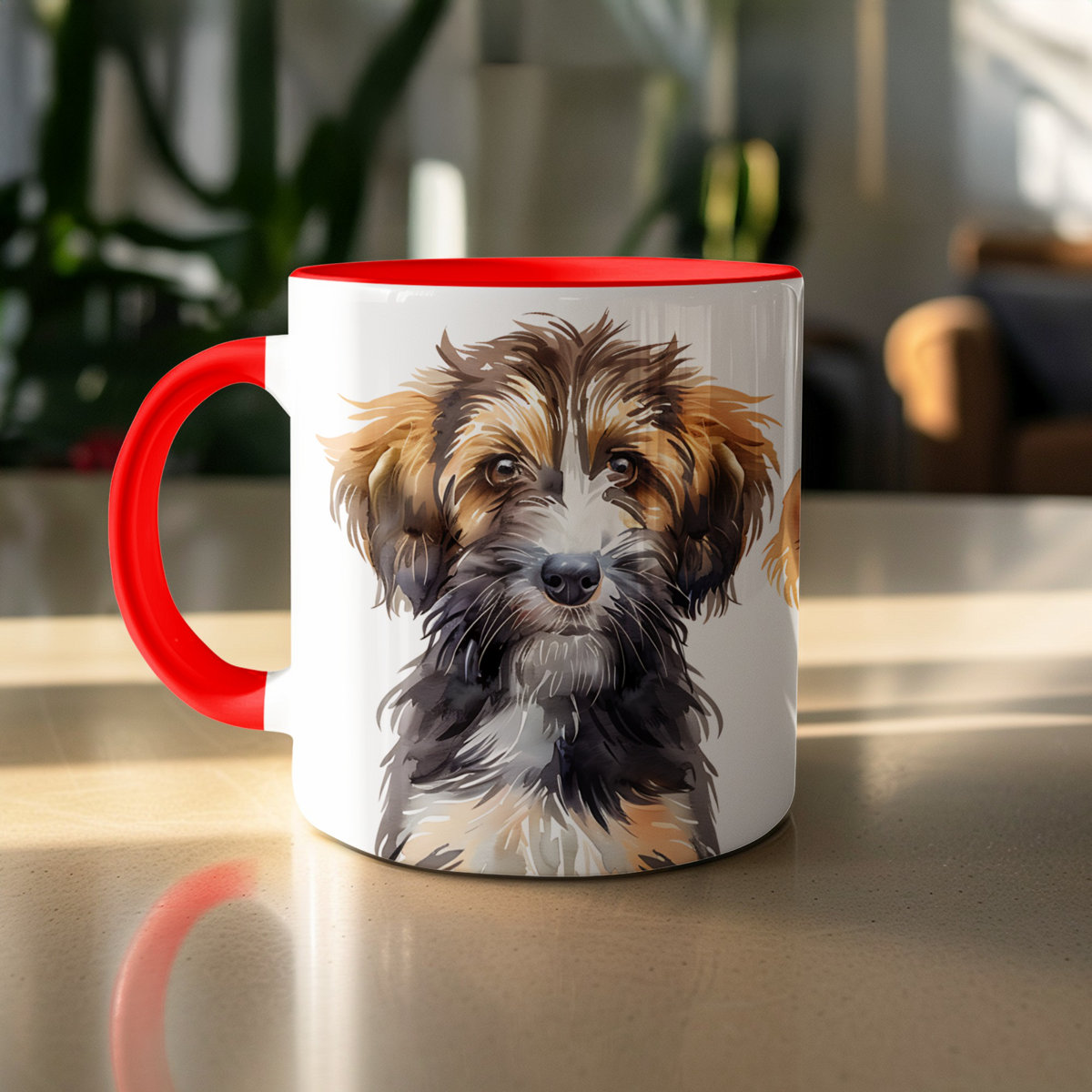 East Urban Home 11oz Watercolour German Shepherd Design Coffee Mug ...