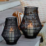 Ivyline Outdoor Portofino Curve Wirework Lantern 40cm | Wayfair.co.uk