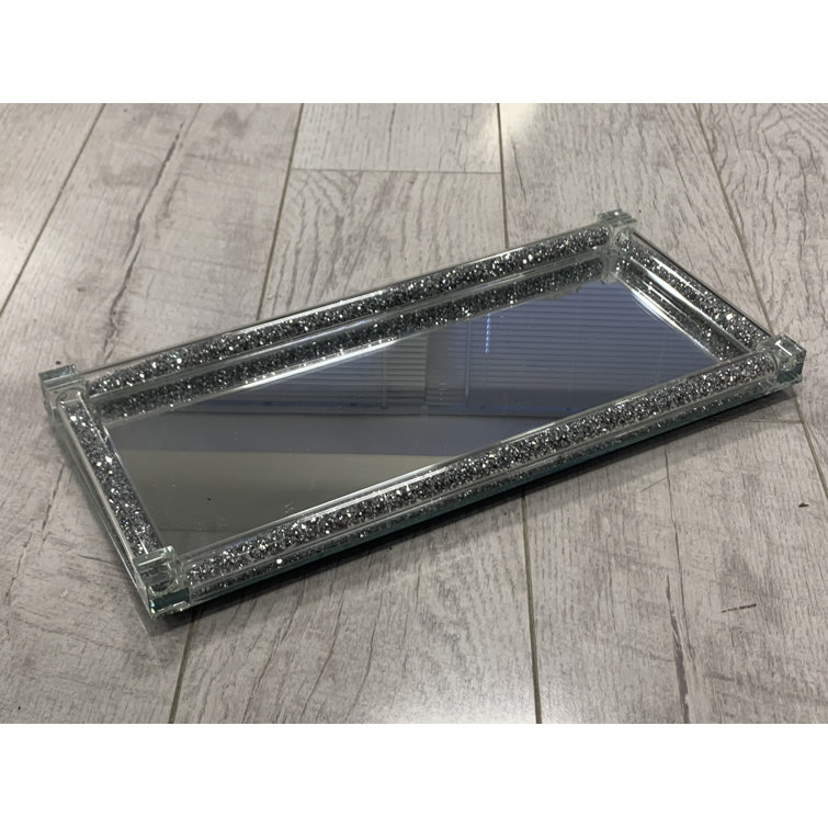 Mercer41 Tompkins Glass Tray & Reviews | Wayfair.co.uk