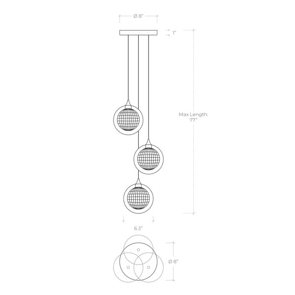 Galilee Lighting Reflection Breeze Pendant Lights | Wayfair