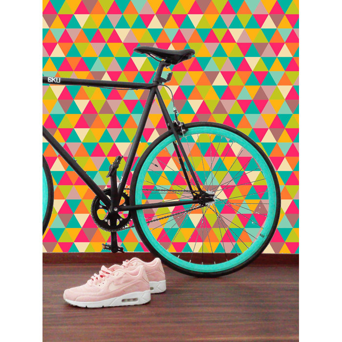 Wrought Studio Fischer Peel & Stick Geometric Roll | Wayfair