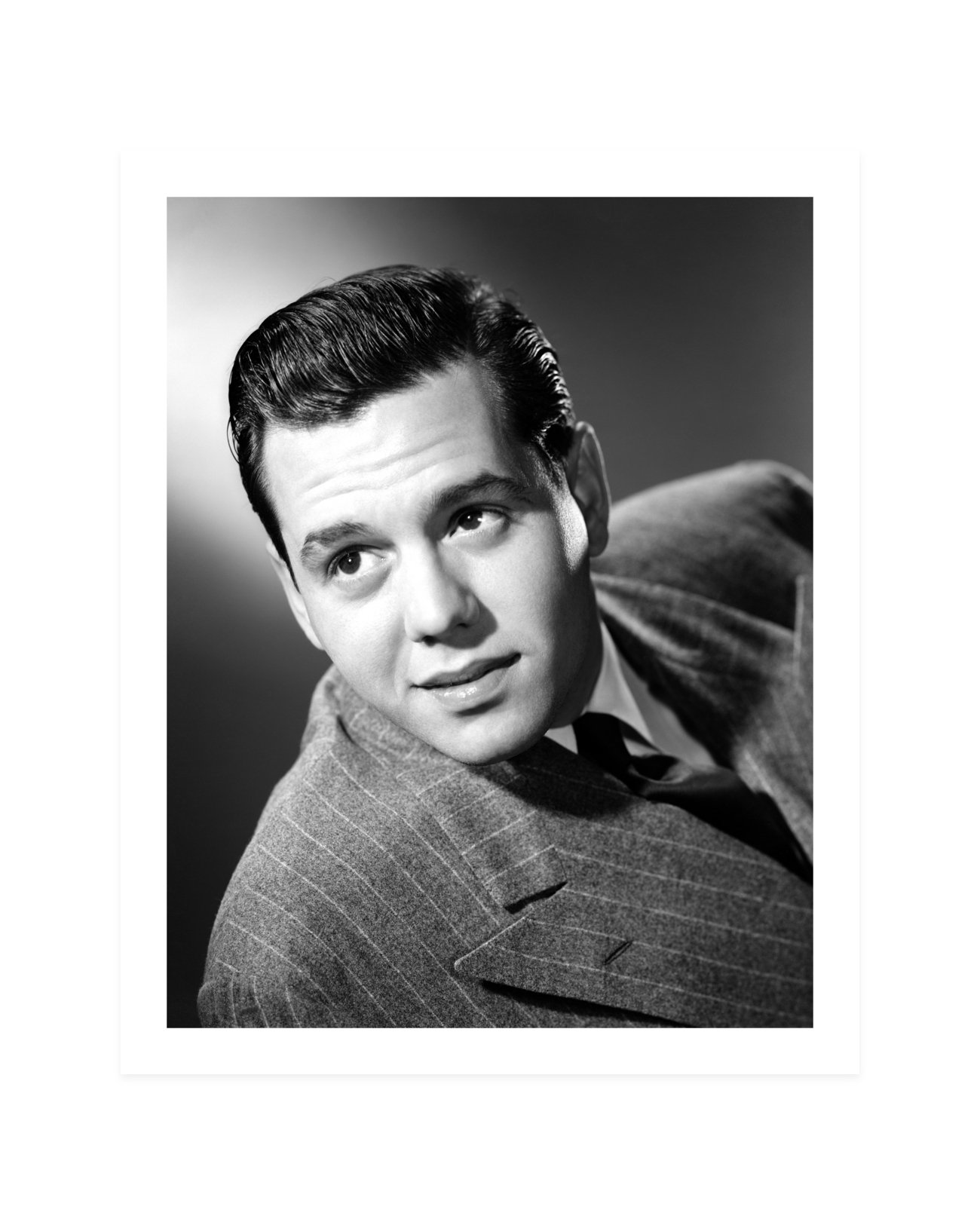 Globe Photos Entertainment Close-up Of Desi Arnaz Looking Away On Paper ...