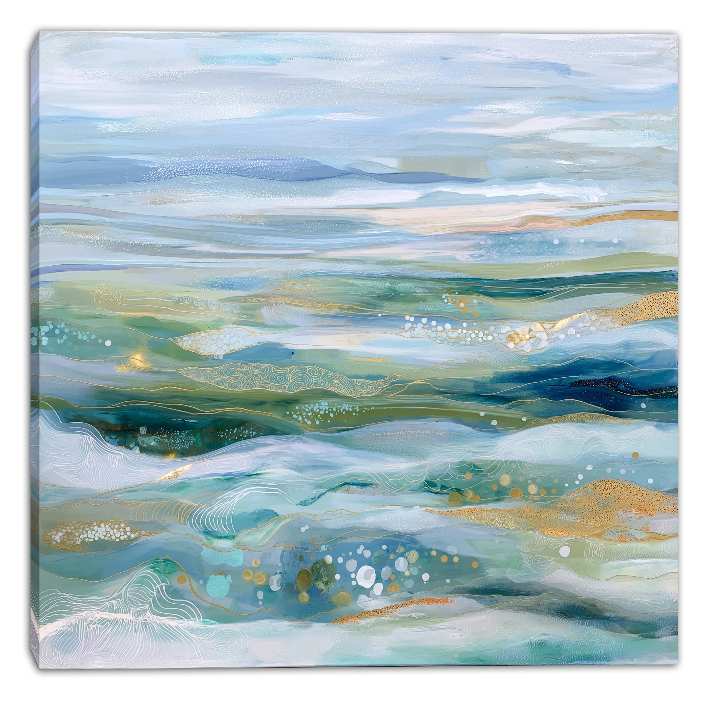 Wrought Studio™ Oceanic Dreamscape Wrapped Canvas Wall Art | Wayfair