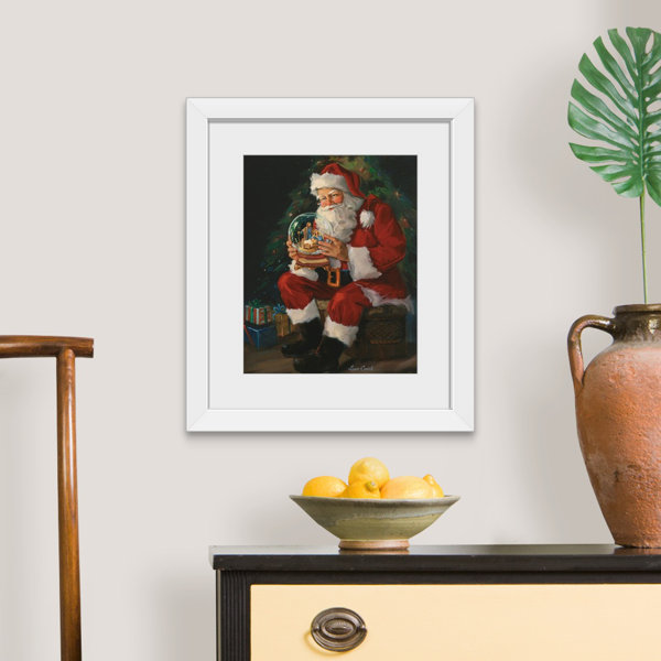 The Holiday Aisle® Santa Believes by Susan Comish Print & Reviews | Wayfair