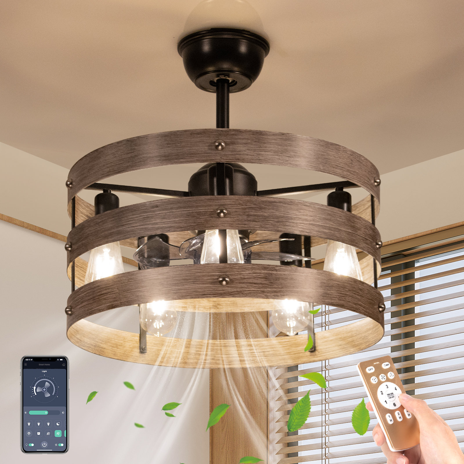 Gracie Oaks Venya 5-Light Ceiling Fan Bowl Light Kit - Wayfair Canada