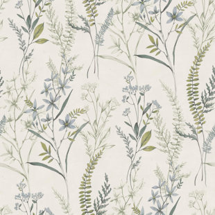 Floral & Botanical Green Wallpaper You'll Love | Wayfair.co.uk
