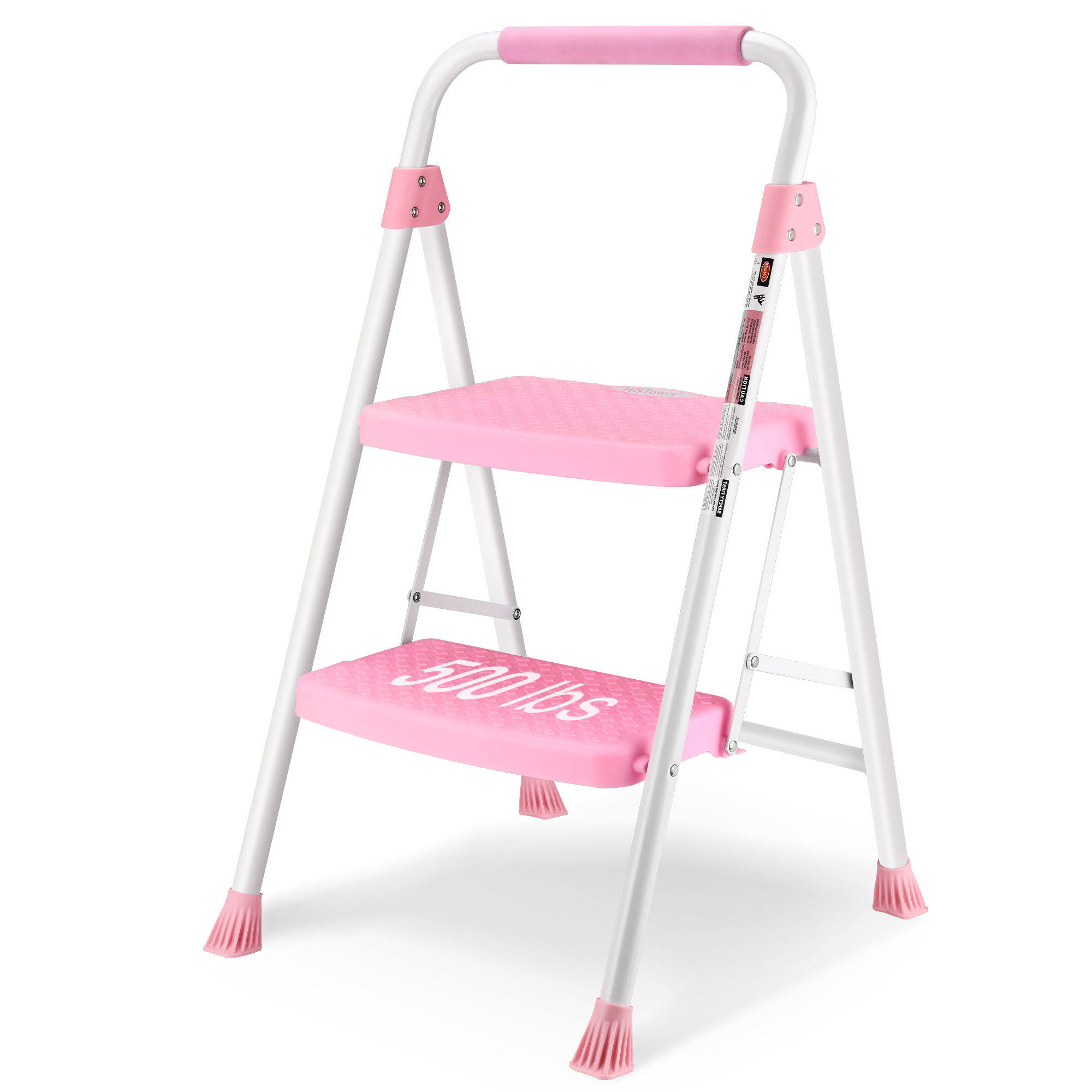 Ebern Designs Folding 2 Step Ladder with Unique Snap-Lock Design, 500 ...