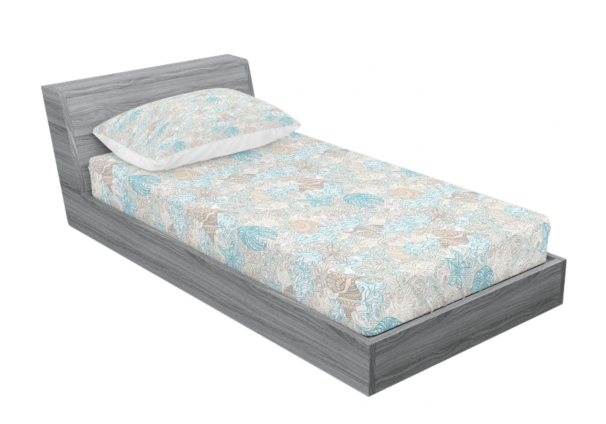 Ambesonne Autumn Fall with Marigold Leaves Sheet set | Wayfair
