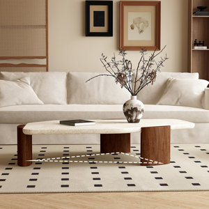 Trentastic Trails Natural lime stone cave stone coffee table | Wayfair