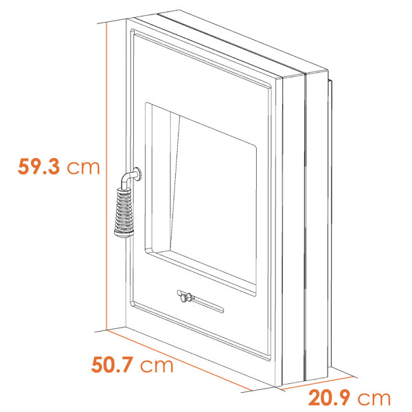 Adam Oslo Electric Inset Fire & Reviews | Wayfair.co.uk