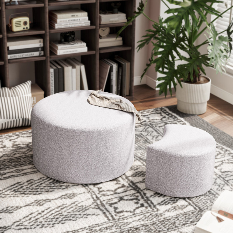 Wade Logan® Chenequa Upholstered Nesting Coffee Tables, Side Table ...