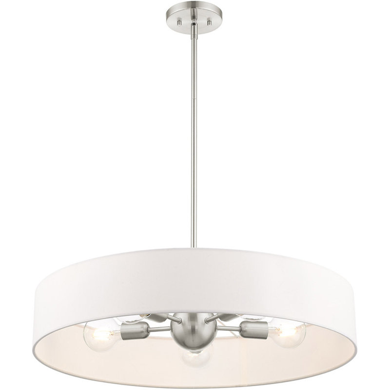 Lighting Lumens 5 - Light Drum Chandelier | Wayfair