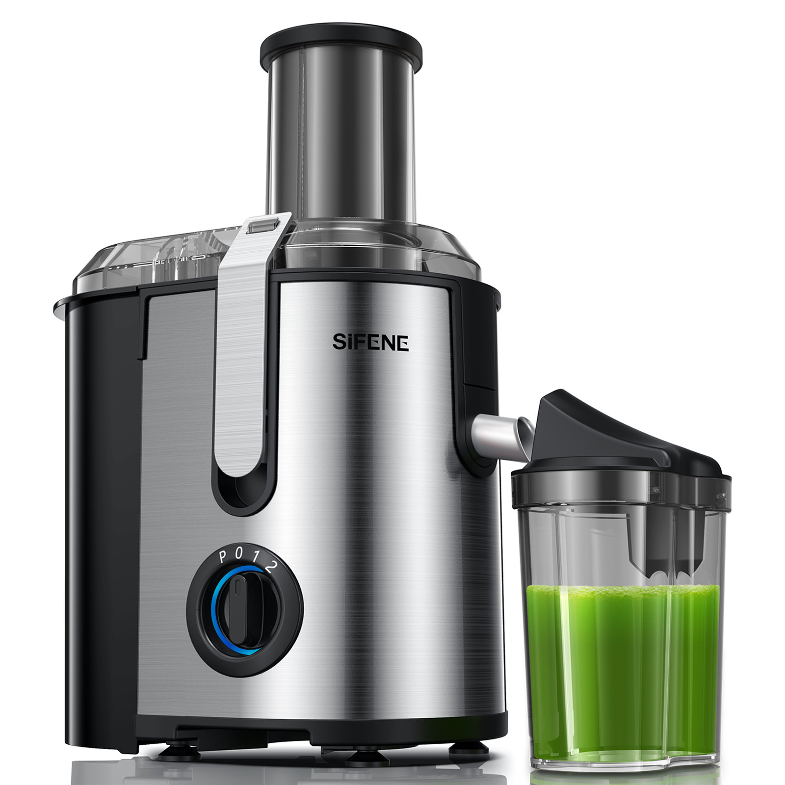 SiFENE Juicer, 3.2" Big Mouth, 1000W Power Juice Extractor, BPA-Free ...