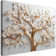 Rosdorf Park 3D Golden Glamour Tree In Bloom - Print | Wayfair.co.uk