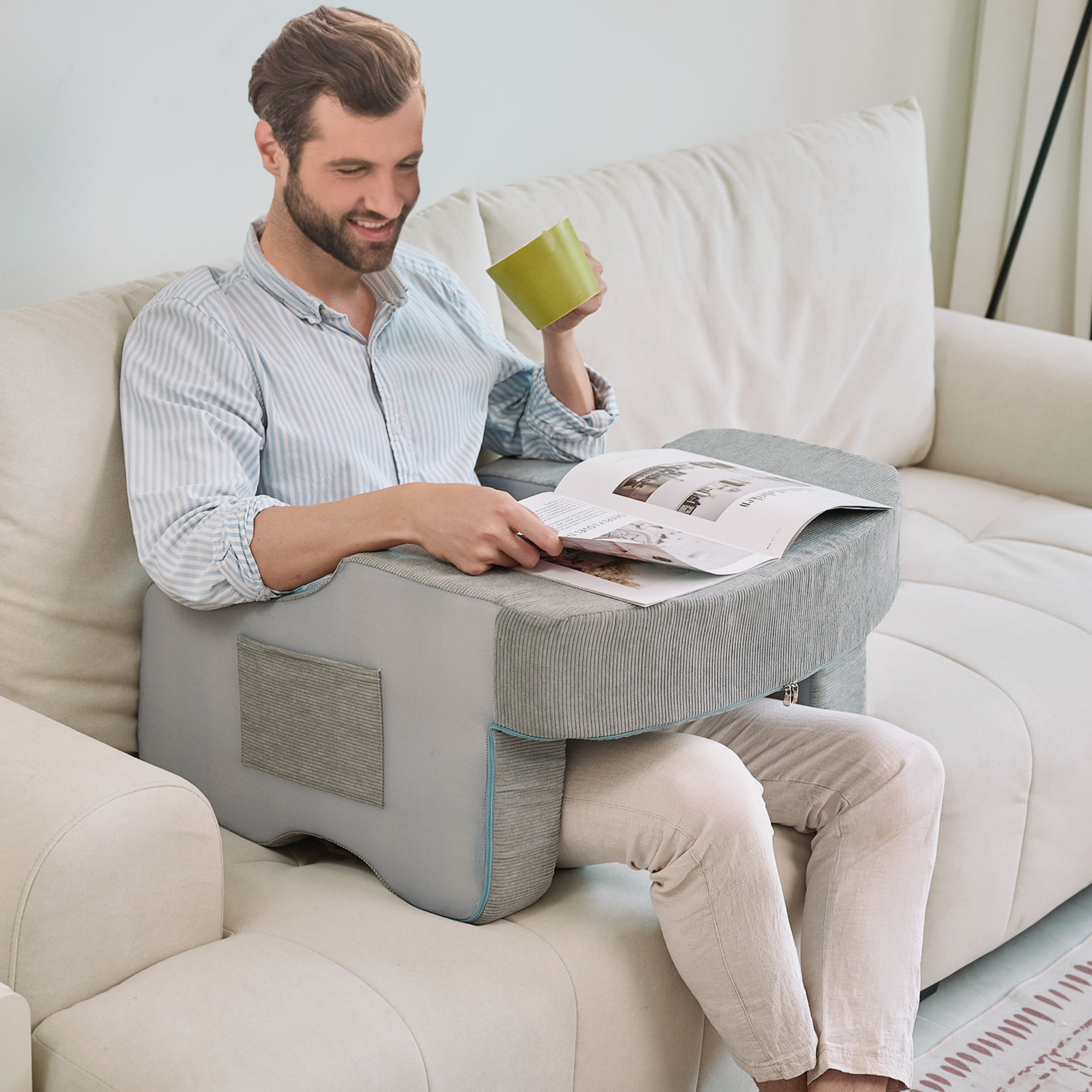 ShangQuan WuLiu Reading Pillow For Gaming, Extra Large Arm Rest Pillow ...